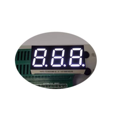 China 0.56 Inch 3 Digit White 7 Segment LED Display Module for sale