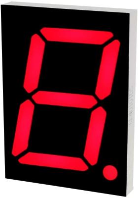 China ODM 10 Pin 1 Bit 7 Segment 4in Red LED Display For Indoor for sale