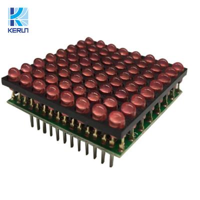 China DIP Type Pitch 4.75mm 8x8 Dot Matrix LED Display for sale