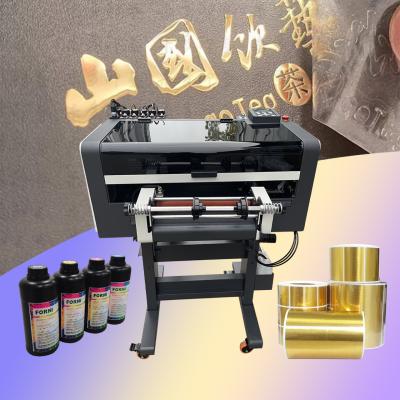 China Compact A3UV DTF Printer  for plastic/geramic surface with 3*xp600 i3200u i1600u printheads for sale