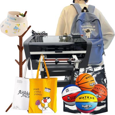 China A3 UV Printer 30cm Digital Small All In One With 3*xp600 I3200u I1600u Printheads for sale