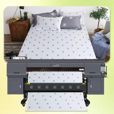China 4*i3200A1head 1900mm Format Sublimation Printer With  C/M/Y/K Ink For Clothes/shoes/hats for sale