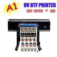 China Automatic T-shirt Label UV DTF Printing Machine  With Laminator Printer For Sticker Label for sale
