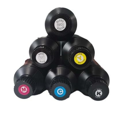 China MSDS Certified Printer Ink For UV Printer C/M/Y/K/W/V Colors FOR UV Printer for sale