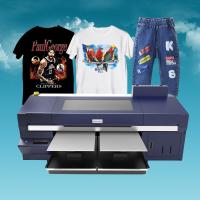 China A3 I3200*3 DTG Professional dual pallets  industry clothes printing machine for CLOTH for sale