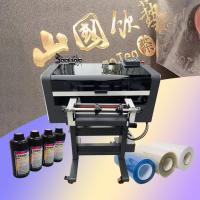 China Top Quality Easy Peel Cold Transfer Printing 60cm 100m A And B Full Set AB PET Uv DTF Film Roll For Uv Printer for sale