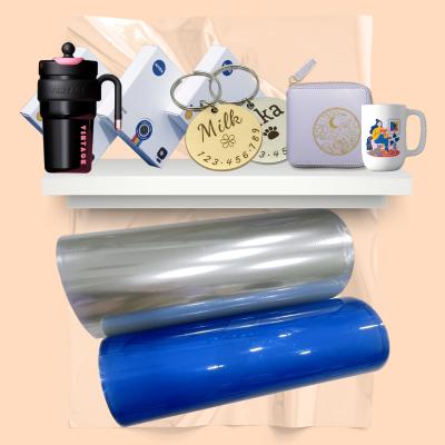 China PET UV DTF AB Film For Pressure Sensing Label On Gift Boxes for uv dtf printer for sale