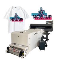 China 60cm Clothes Dtf Inkjet PrinterHigh Speed Dtf Pro Printer  Pet Film Industrial Dtf Printer A1 With Shaker And Dryer for sale