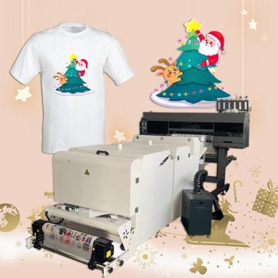China 60cm Clothes Dtf Inkjet PrinterHigh Speed Dtf Pro Printer  Pet Film Industrial Dtf Printer A1 With Shaker And Dryer for sale