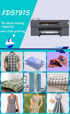 China Large Format Fabric Textile Roll to Roll 1.9m Printing sublimation printer for Shower Curtains Cushions Scarves for sale