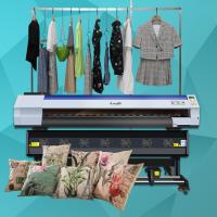 China Large Size 1900mm Dye Sublimation Printing Machine 2 Pass 105m²/h For Clothing / Home Textile / Mat for sale