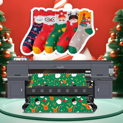 China Industrial Digital 1.9M Inkjet Textile Fabric Dye Sublimation Plotter Printer Printing Machine FOR Cushion/Scarf for sale