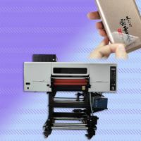 China Cups Crystal Transfer Sticker All In One UV DTF Printer With Laminator Dual Head For Helmet for sale