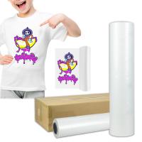 China 30cm 60cm dtf pet film sheet roll for dtf printer for printing t-shirt uniforms for sale