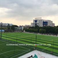 China Excellent Artificial Football Turf Dtex 8000-15000 Rubber Infill PP Net SBR Backing for sale