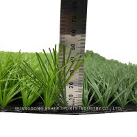 China PU Backing Artificial Football Turf , Artificial Soccer Pitch 60mm Height for sale