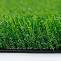 China Ornamental Indoor Natural Artificial Turf 30mm Pile Height Grass Carpet Type for sale