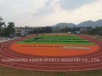 China Customized PU EPDM Tartan Running Track with Shock Absorption and Durability for sale