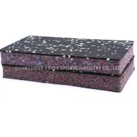 China Anti Slip Interlocking Rubber Floor Tiles , High Density 20mm Rubber Gym Flooring for sale