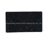 China Smooth Surface Fitness Rubber Mat Interlocking Flooring Type For Workout Room for sale