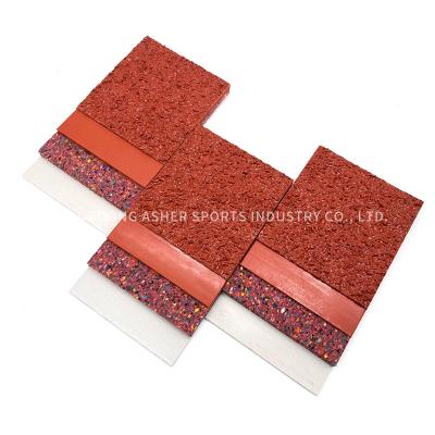 China Sandwich System Polyurethane Running Track Surface Rubberized Weather Resistant for sale