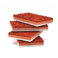 China Ultraviolet Proof IAAF Track Field , Full PU Running Track Floor Material for sale