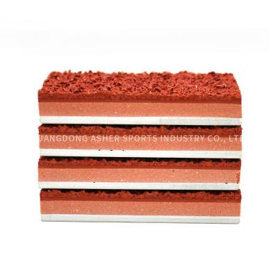 China Recycled IAAF Running Track Customized  UV Resistant Stadium Use for sale