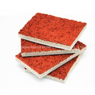 China Eco Friendly Tartan Ground Rubber Flooring EPDM Material Athletics Use for sale
