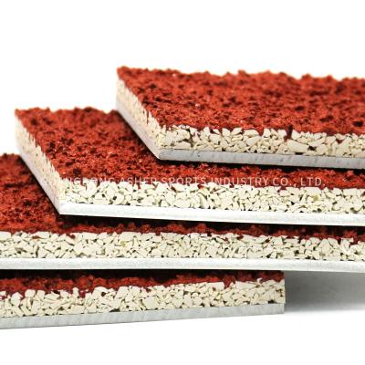 China Shock Absorbing Tartan Running Track Material Indoor 13mm  Thickness for sale