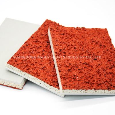 China EPDM Material Tartan Track Surface Tartan Rubber Floor Weather Resistant for sale