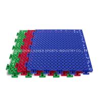 China Non Toxic Sport Court Interlocking Tiles , Outdoor PP Interlocking Flooring for sale
