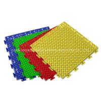 China Outdoor Interlocking Polypropylene Floor Tiles Recyclable Basketball Court Use for sale
