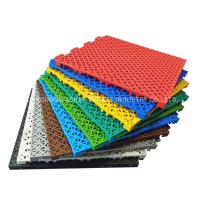 China Outdoor Interlocking Polypropylene Floor Tiles Recyclable Basketball Court Use for sale