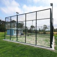 China Weatherproof Padel Tennis Courts Modern Synthetic Standard Size for sale