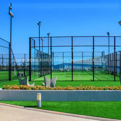 China Manufacturer Offers Cross Border Wholesale of Complete Padel Court Systems Standard and Panoramic Designs Including Paddles for sale