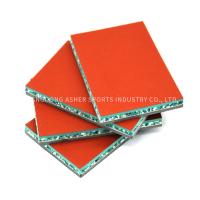 China Smooth surface SPU Flooring Material 3mm Thickness Tennis Court Use for sale