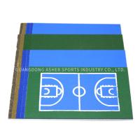 China Anti Abrasion Acrylic Sports Flooring Rough Surface Badminton Court Use for sale