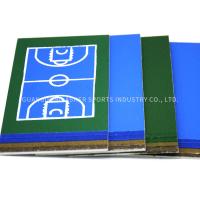China Anti Abrasion Acrylic Sports Flooring Rough Surface Badminton Court Use for sale