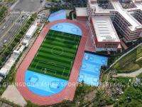China 13mm Prefabricated Rubber Athletics Tracks With Tensile Strength 0.71Mpa for sale