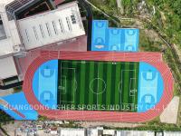 China Anti Skid Rubber Running Track Fix With Glue Roll for sale