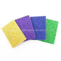 China Weather Rated 20mm EPDM Rubber Running Track Recycled  Mats Type for sale