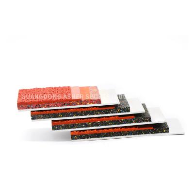 China Integrated Sandwich Running Track , Smooth Rubber Flooring Tiles 10mm Thickness for sale