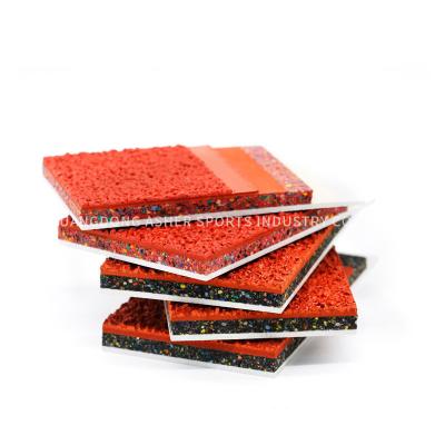 China Smooth Recycled Rubber Outdoor Flooring Custom UV Resistant Tiles Type for sale