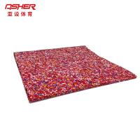 China Red Semi Prefabricate Running Track Weather Resistance for sale