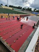China Easy Installation Athletic Running Track High Shock Absorption for sale