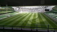 China 40-60mm Pile Height Artificial Turf For Stadium Soccer Pitched for sale