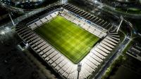 China 40-60mm Pile Height Artificial Turf For Stadium Soccer Pitched for sale