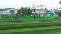 China Soccer Fields Synthetic Turf With  Rubber Granules Infill Material Located In Maldives for sale