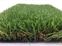 China Realistic Artificial Grass Turf For Garden With Drainage Holes for sale