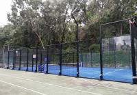 China Customizable Color Artificial Grass Padel Tennis Courts Lawn With Visible Court Lines And Standards for sale